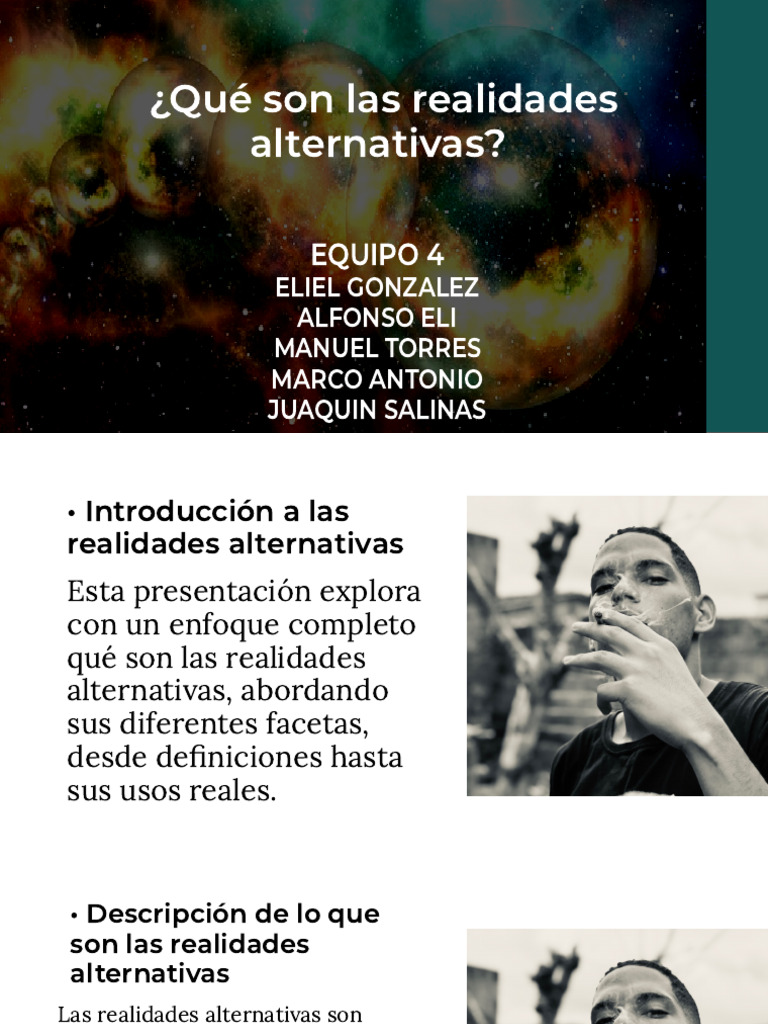 Que Son Las Realidades Alternativas Una Descripcion Completa | PDF ...