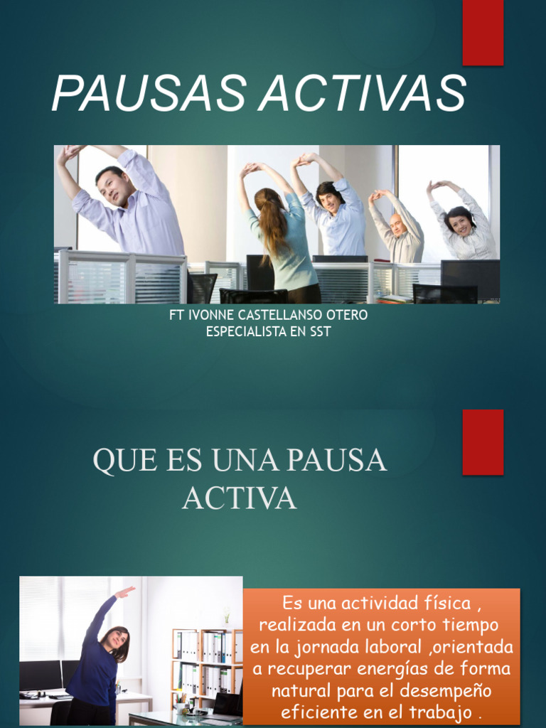 Capacitacion Pausas Activas | PDF