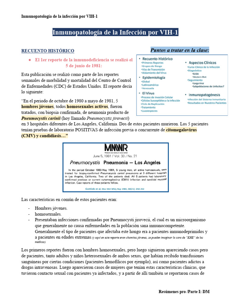 Vih Sida (Inmuno) | PDF | VIH | Virus