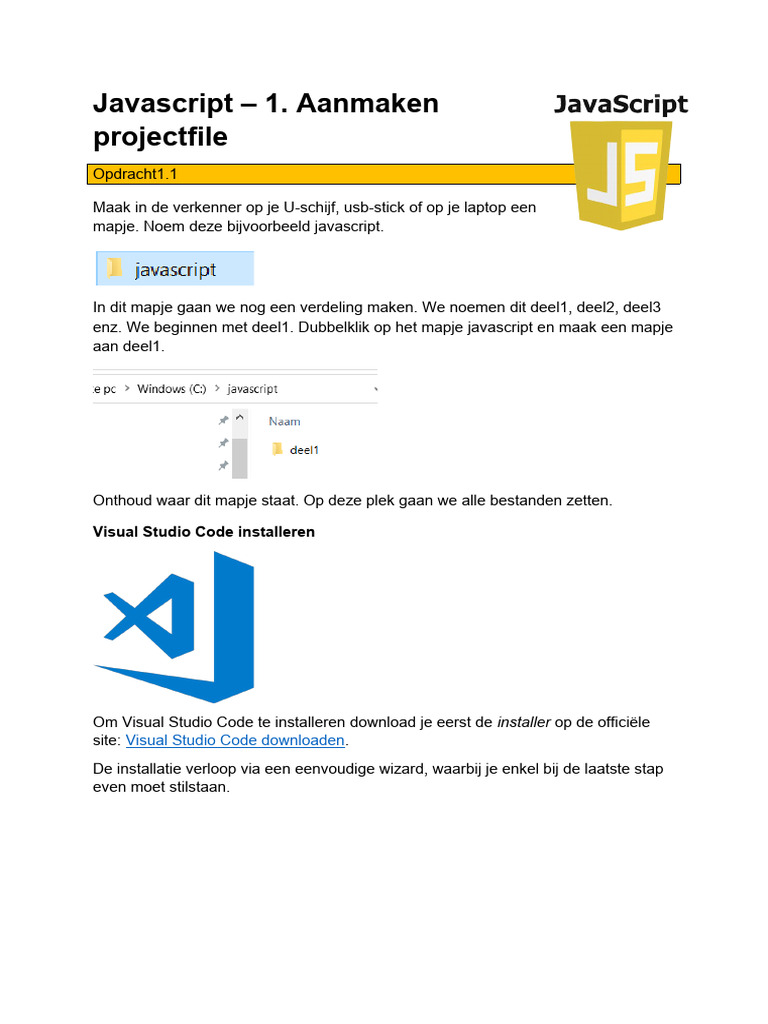 Javascript Les1 | PDF