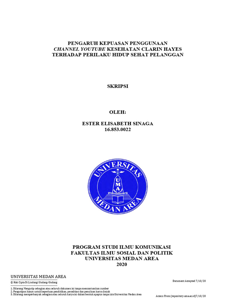 Ester Elisabeth Sinaga - Fulltext | PDF