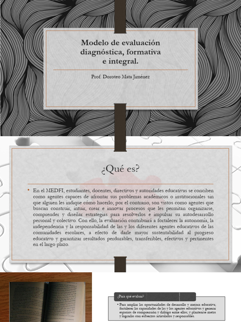 Modelo de Evaluación Diagnóstica. Formativa e Integral | PDF | Evaluación | Cognición