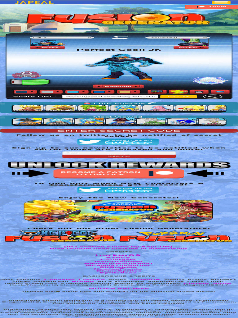 Dragonball Fusion Generator | PDF | Dragon Ball | Anime And Manga