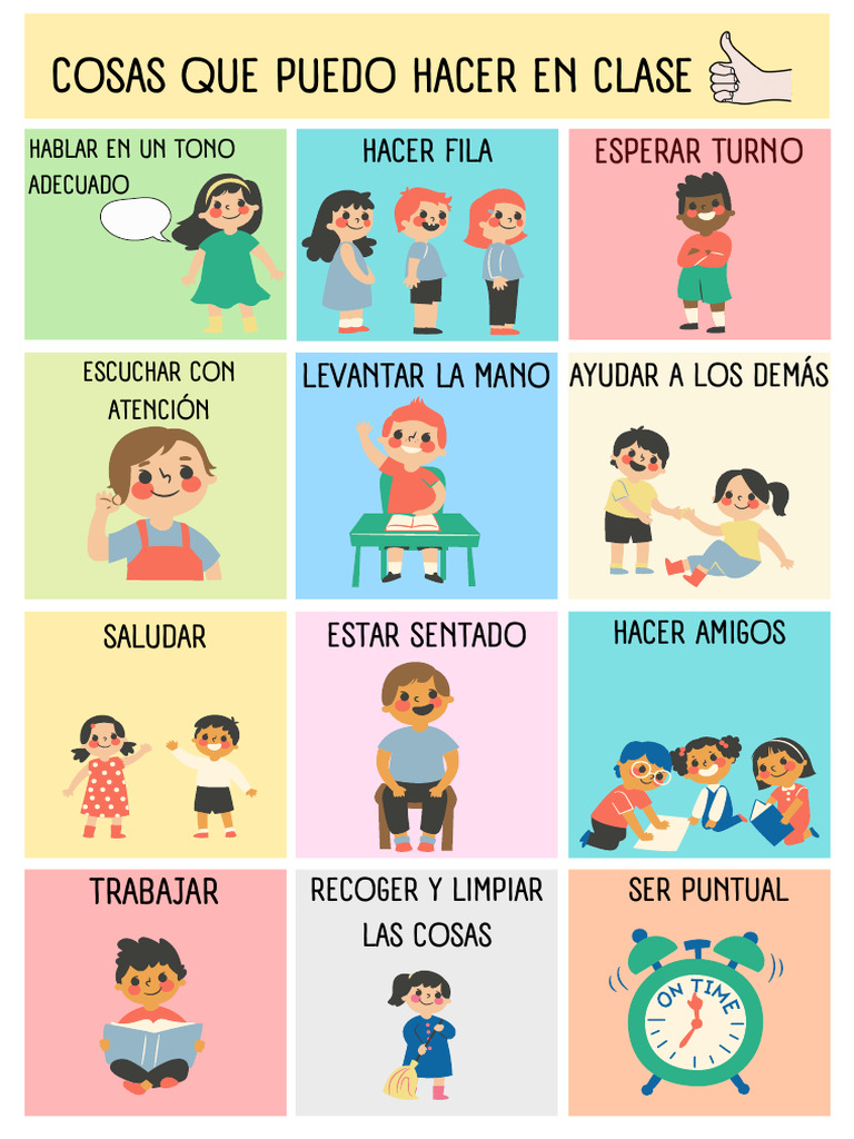 Actividades y prohibiciones en clase | PDF