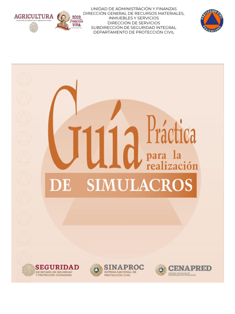 Guia para Simulacros Cenapred | PDF