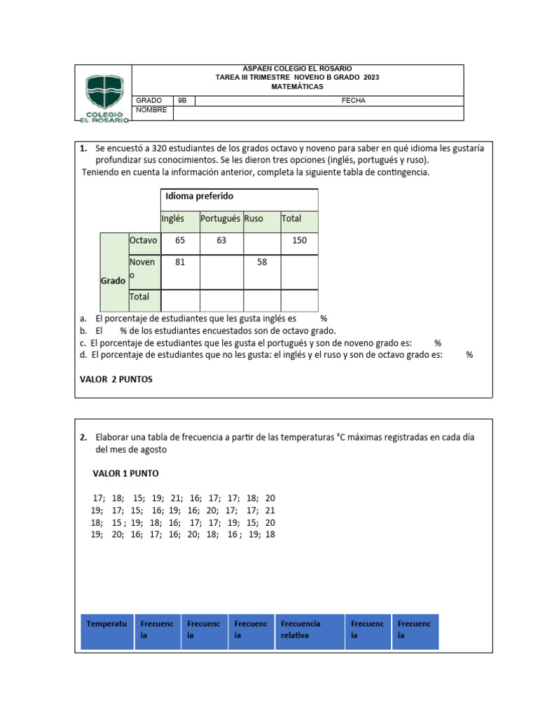 Tarea 9B Iv Pdo 2022 | PDF
