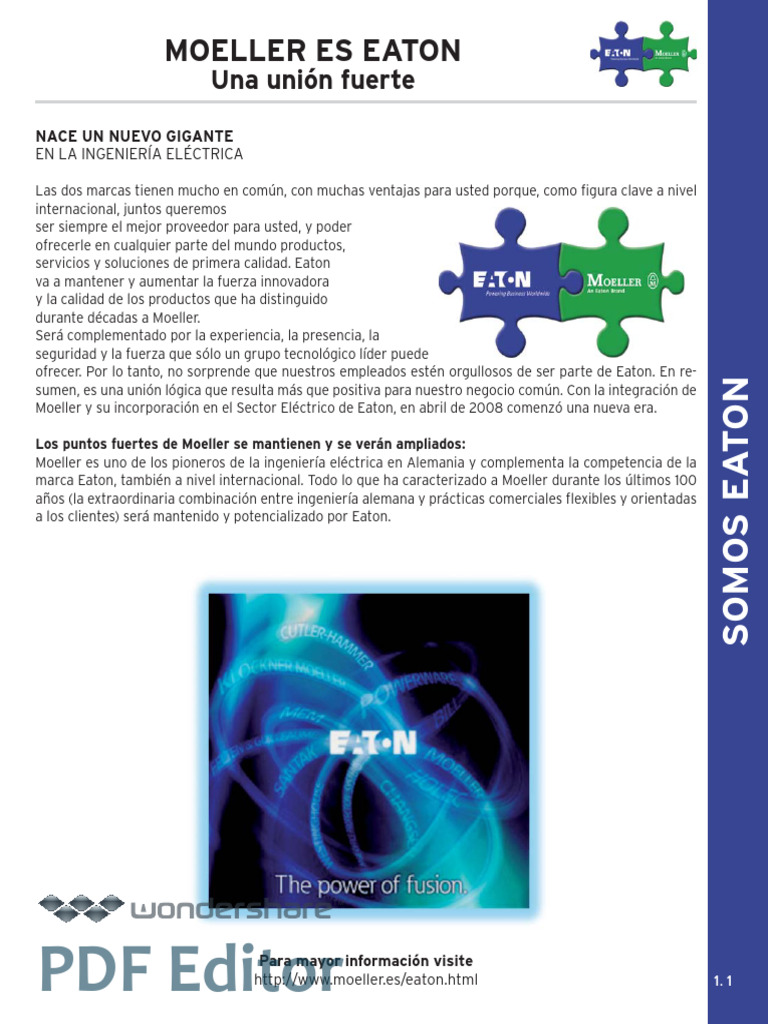 Eaton | PDF | Bienes manufacturados | Electricidad