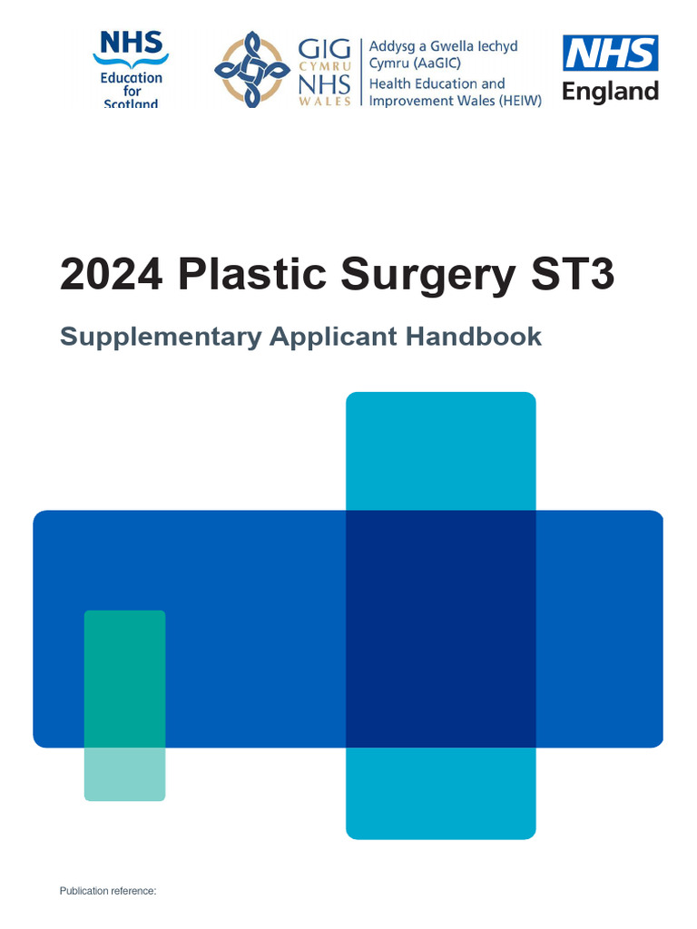 2024 Plastic Surgery - Supplementary Applicant Handbook | PDF | Surgery ...