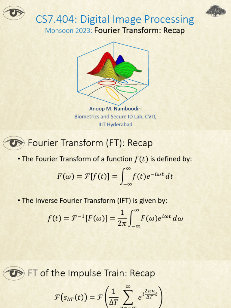 L09 DFT FFT | PDF | Discrete Fourier Transform | Sampling (Signal Processing)