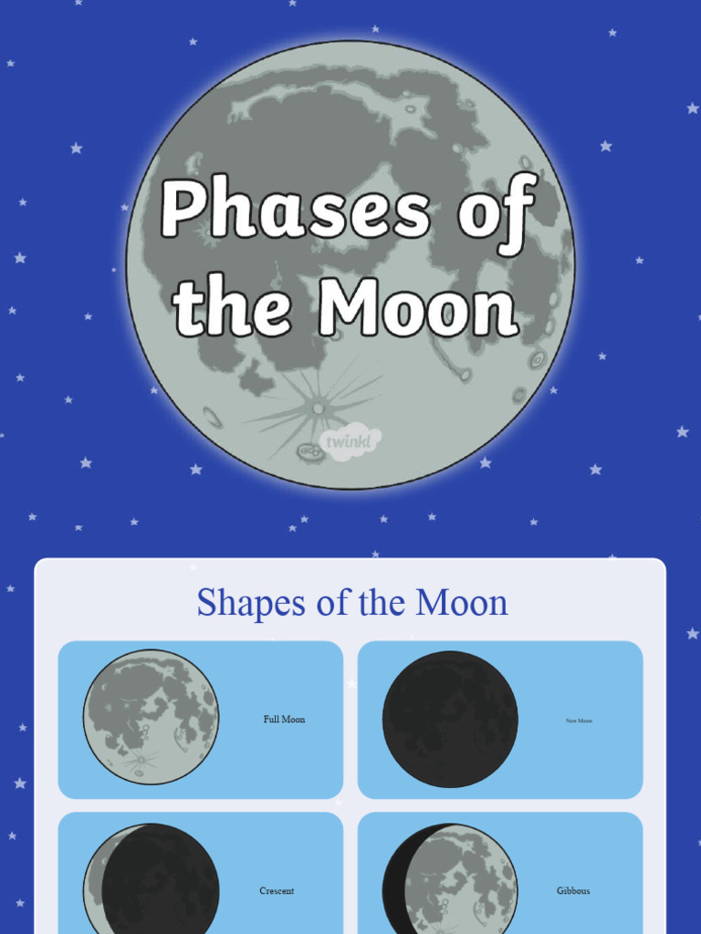 Phases of The Moon Powerpoint | PDF