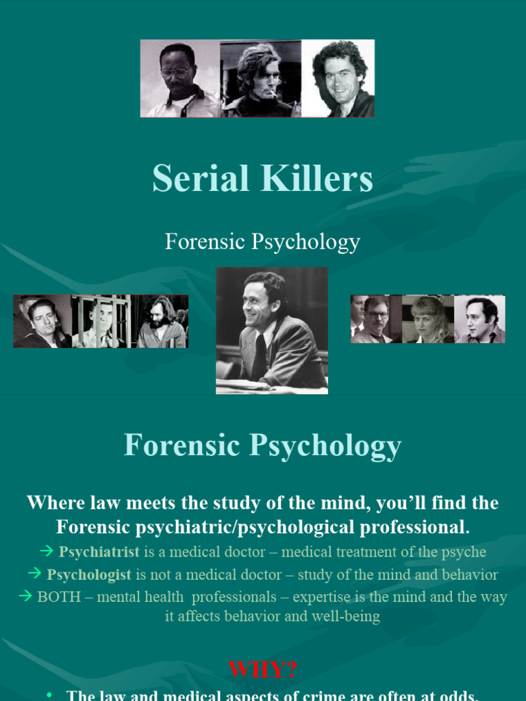 001 Serial Killer Powerpoint - Forensic Psychology | PDF | Serial ...