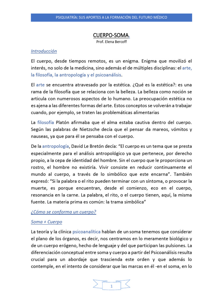 CyD-UP10-CUERPO-SOMA 2023 2 | PDF | Libido | Psicoanálisis