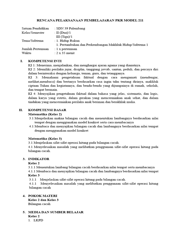 RPP PKR Model 211 | PDF