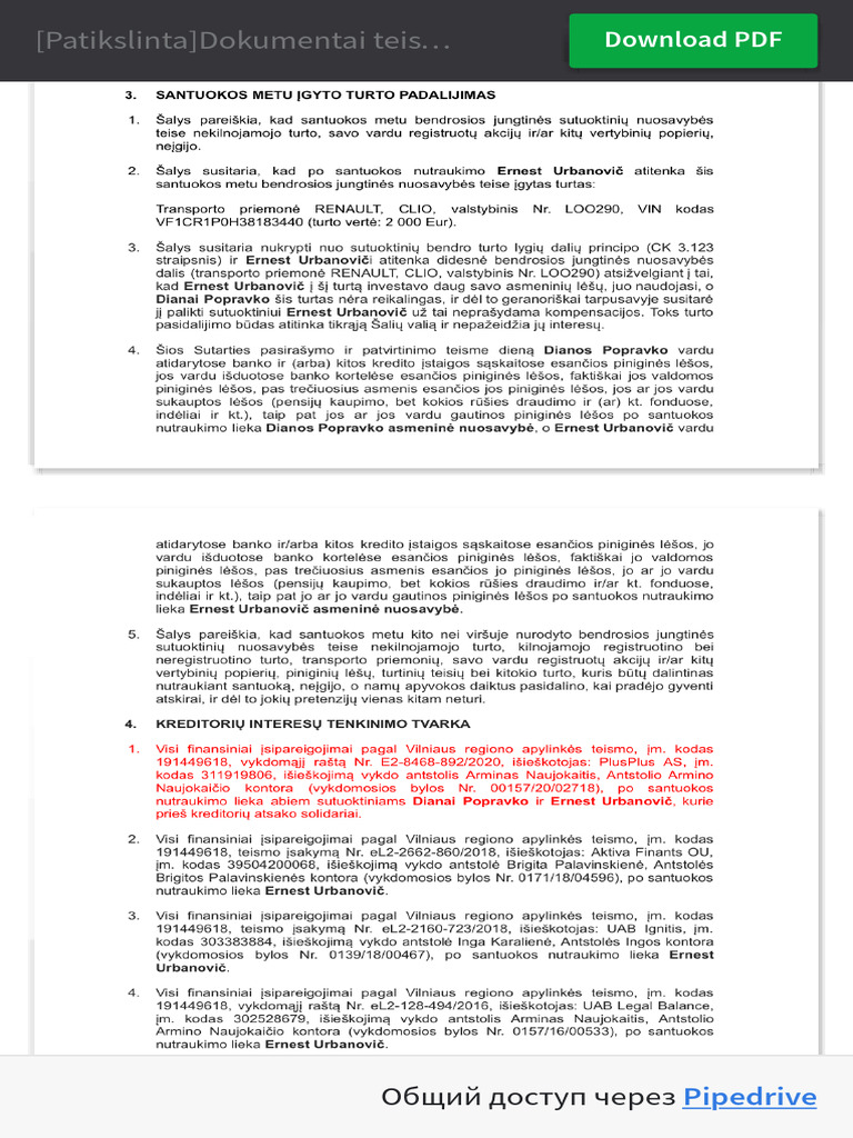 Documents - Pipedrive | PDF