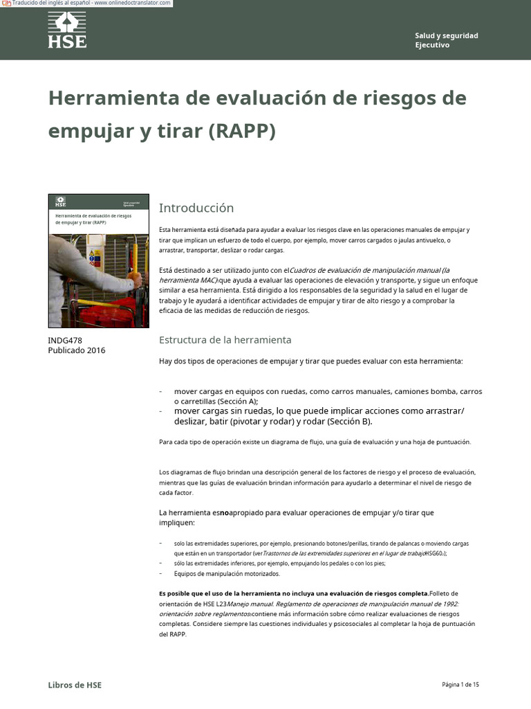 Rapp en Es | PDF | Herramientas