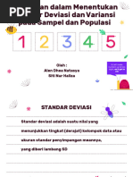 Pengertian Standar Deviasi | PDF