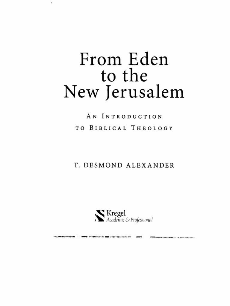 From Eden To The New Jerusalem | PDF