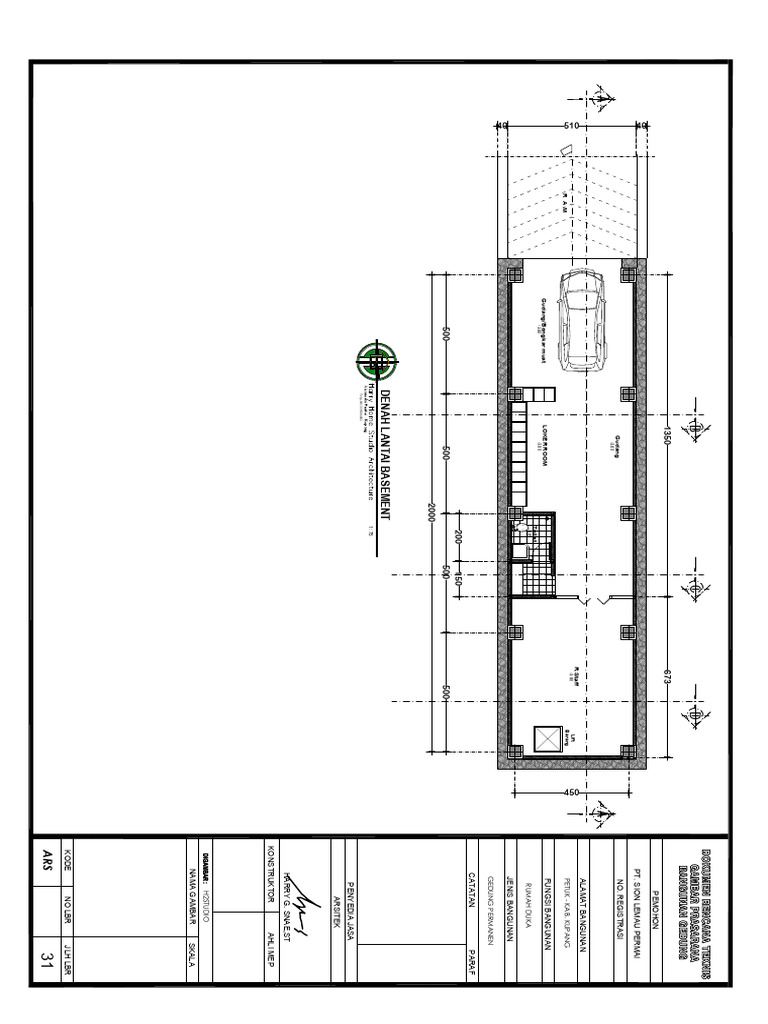 Denah Basement LM | PDF