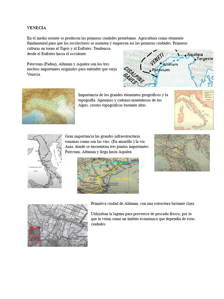 Origen y Evolución de Venecia | PDF | República de venecia