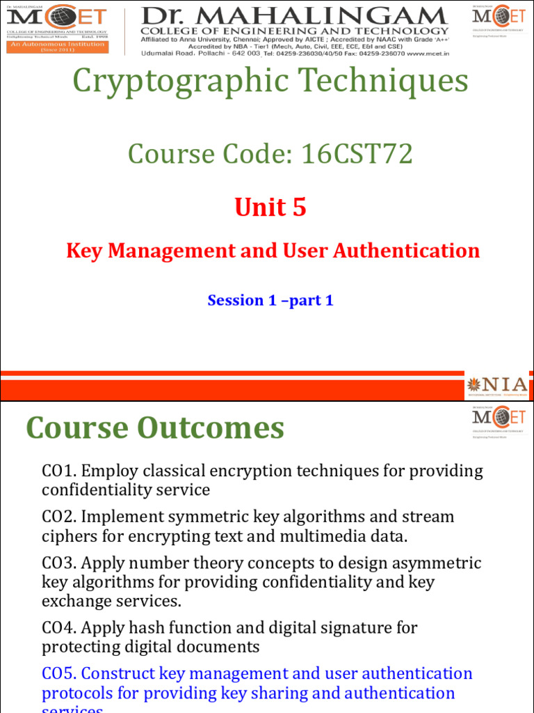 Crypto (Unit 5) | PDF | Cryptography | Public Key Cryptography