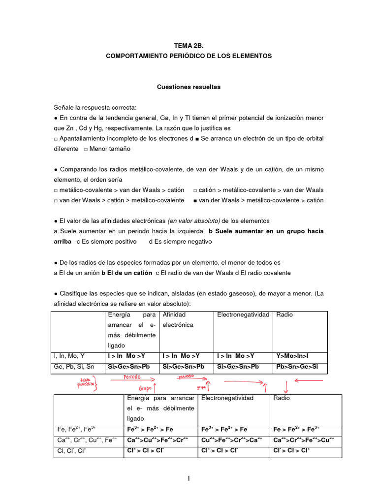 Tema 2b Soluciones Ejercicios | PDF | Naturaleza | Química