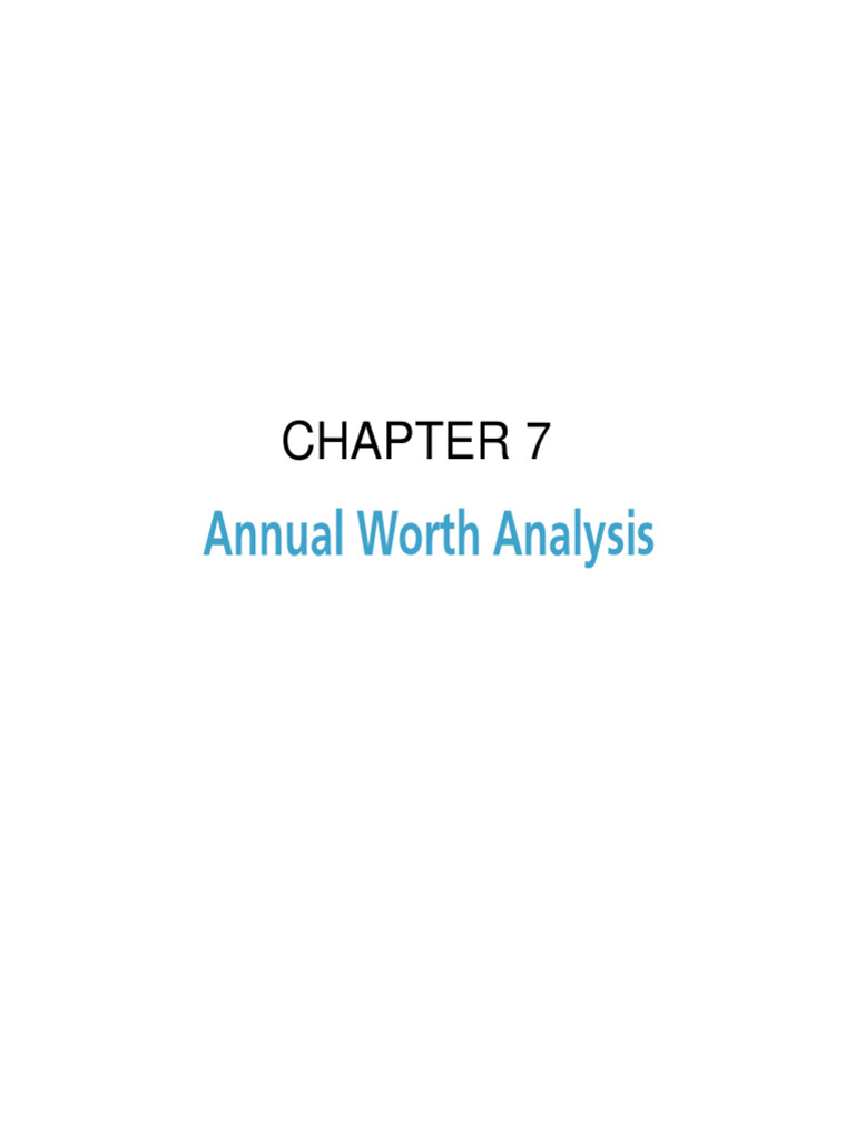 Chapter 7 | Download Free PDF | Net Present Value | Interest