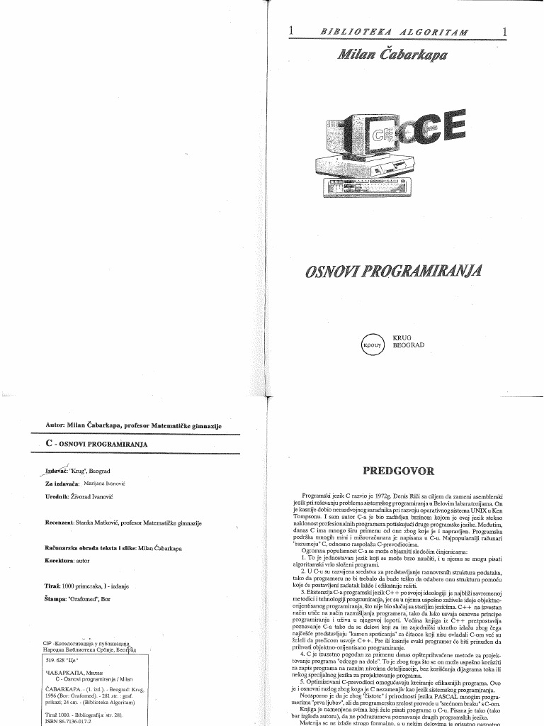 Osnove Programiranja | PDF