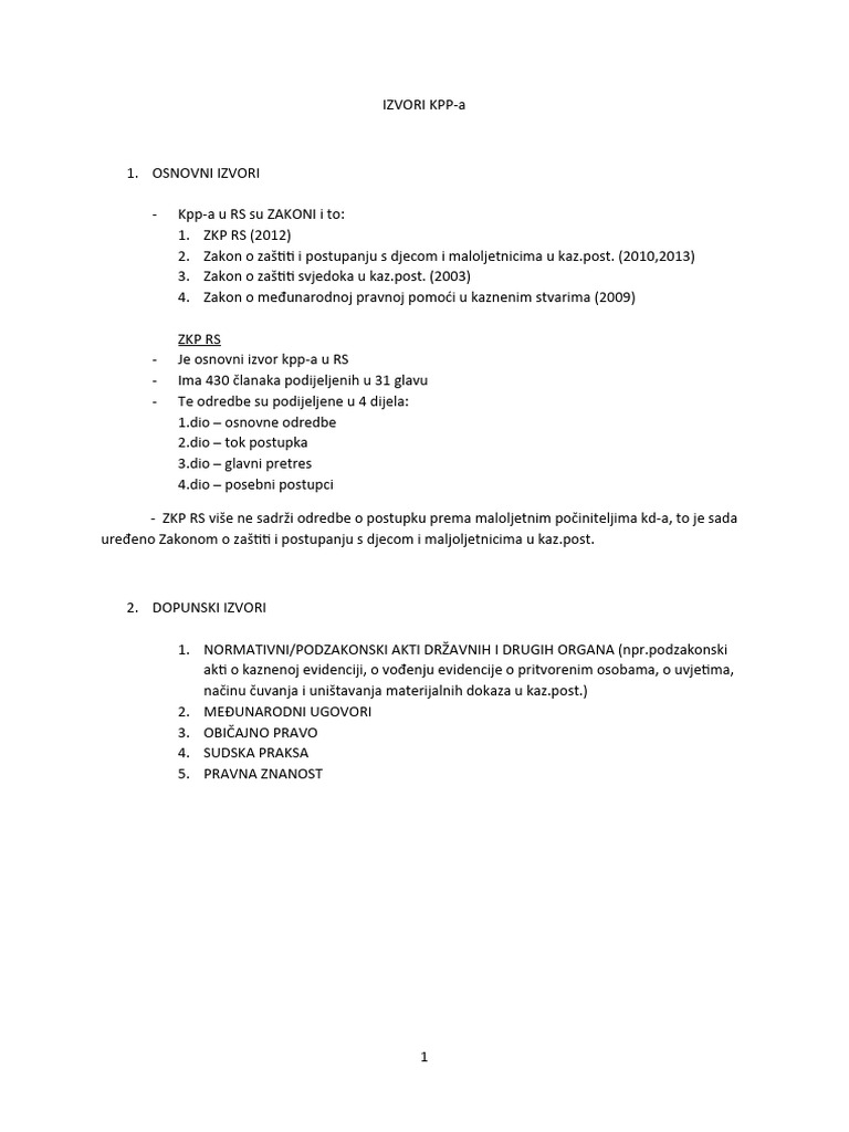 KPP Skripta 2018 | PDF