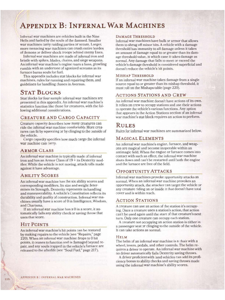 Infernal War Machines | PDF