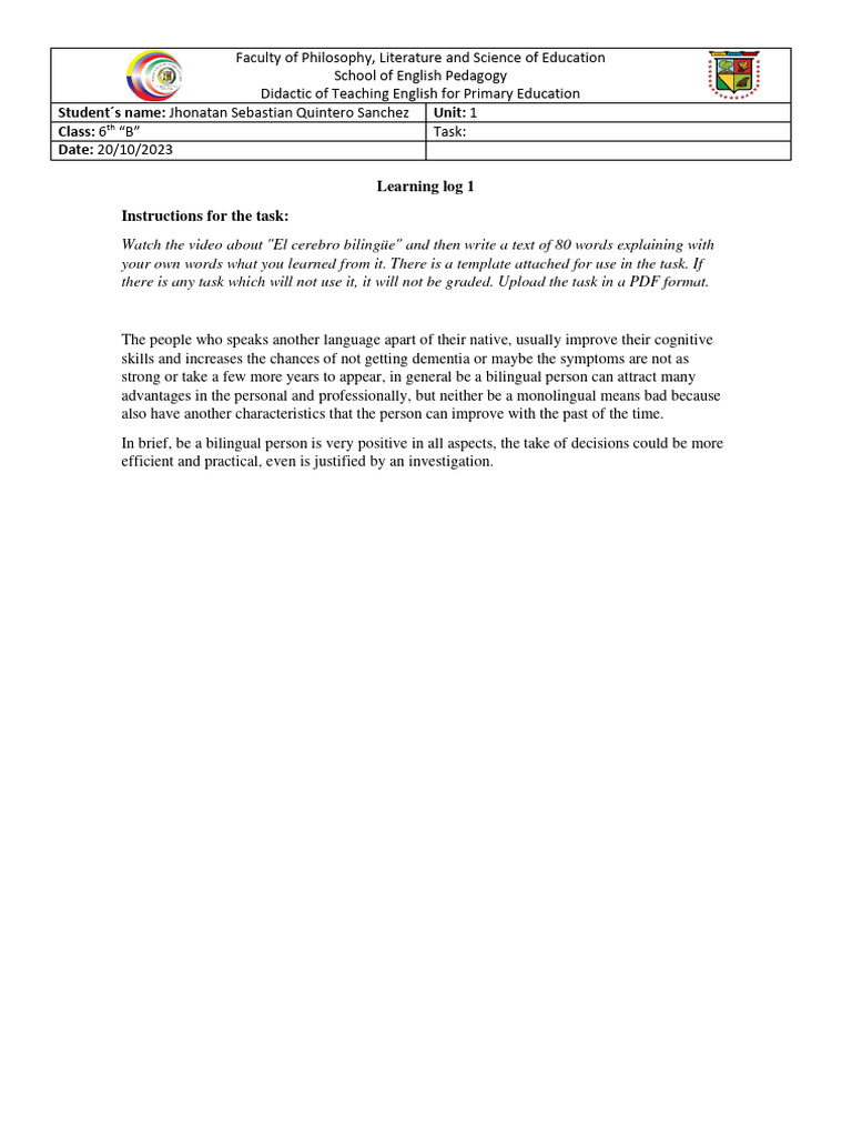 learning-log-1-template-pdf