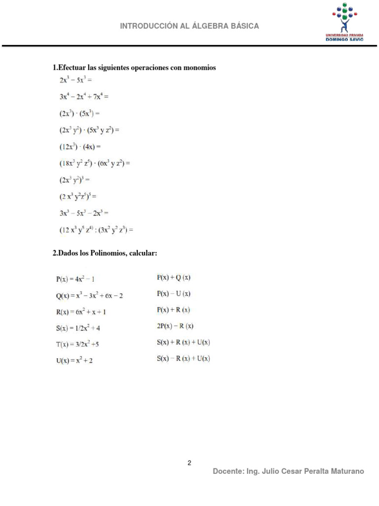 Actividad 3 | PDF | Factorización | Álgebra abstracta