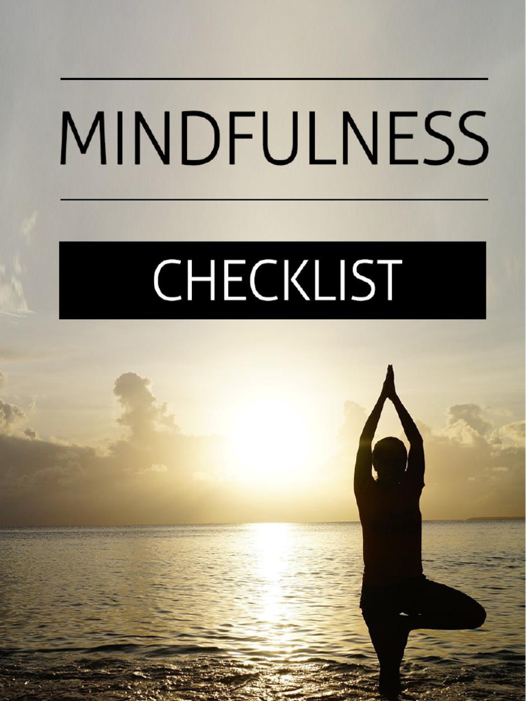 Checklist | PDF | Mindfulness | Meditation