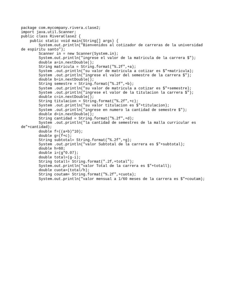 Fundamento de Programacion | PDF