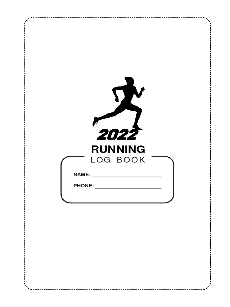2022 Running Logbook Template | PDF