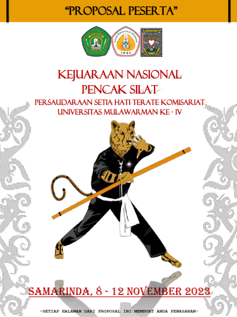 Proposal Undangan Kejurnas IV Unmul | PDF