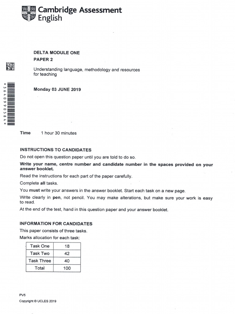 June 2019 - Paper 2 | PDF
