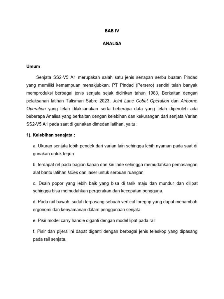 ANALISA ss2 | PDF | Sejarah