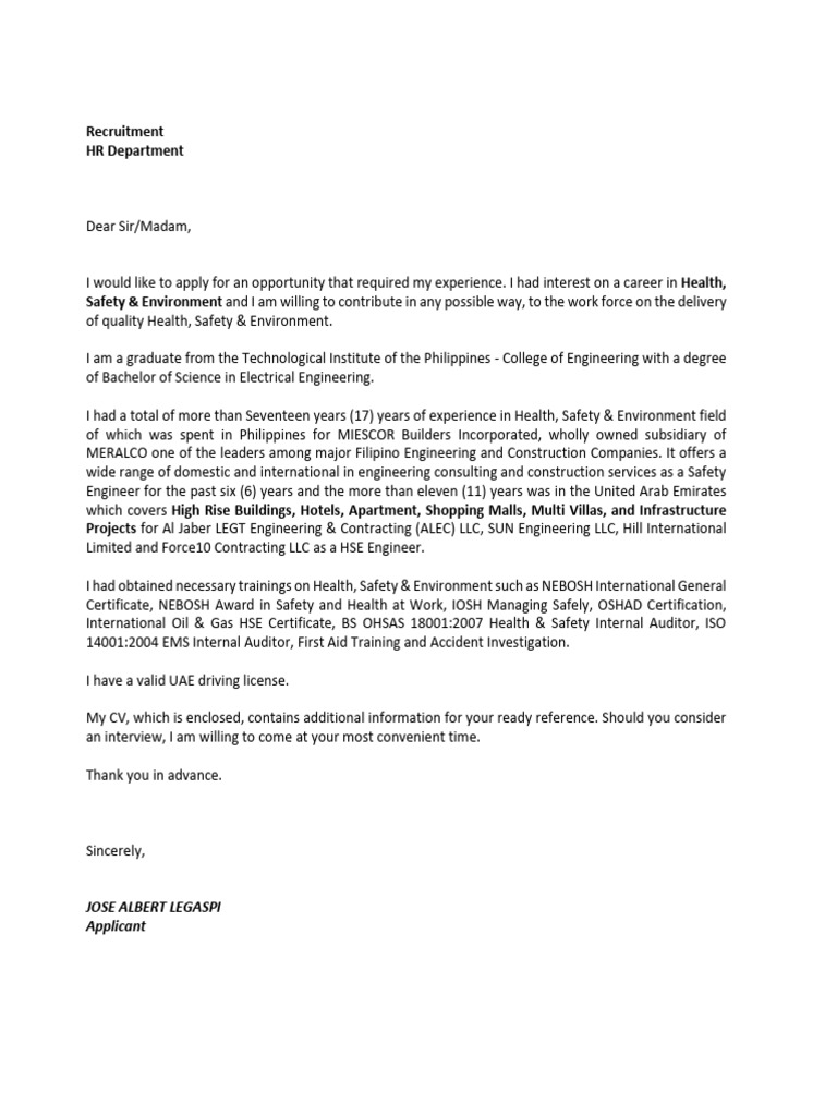 Jose Albert Legaspi - Original 1 | PDF | Safety | Risk Management