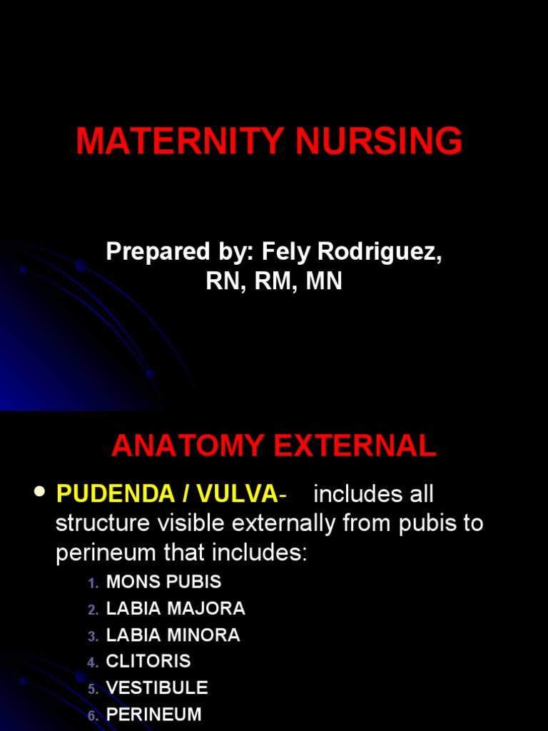 Maternity Nursing: Anatomy & Physiology | PDF | Menstrual Cycle | Ovary