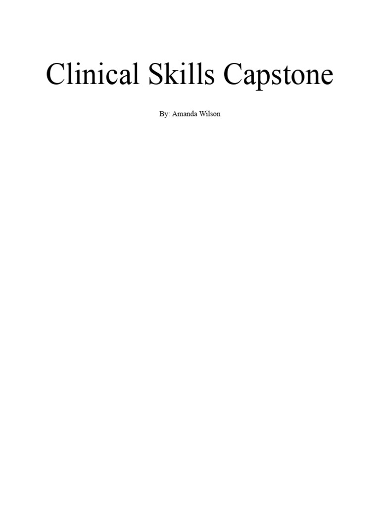 Capstone Clinical Case Study 2023 | PDF | Psychotherapy | Cognitive Behavioral Therapy