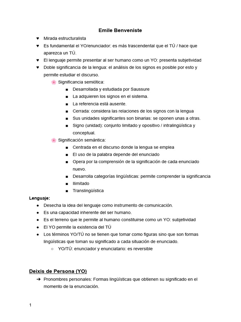 Resumen Semio 2 | PDF | Lingüística | Discurso