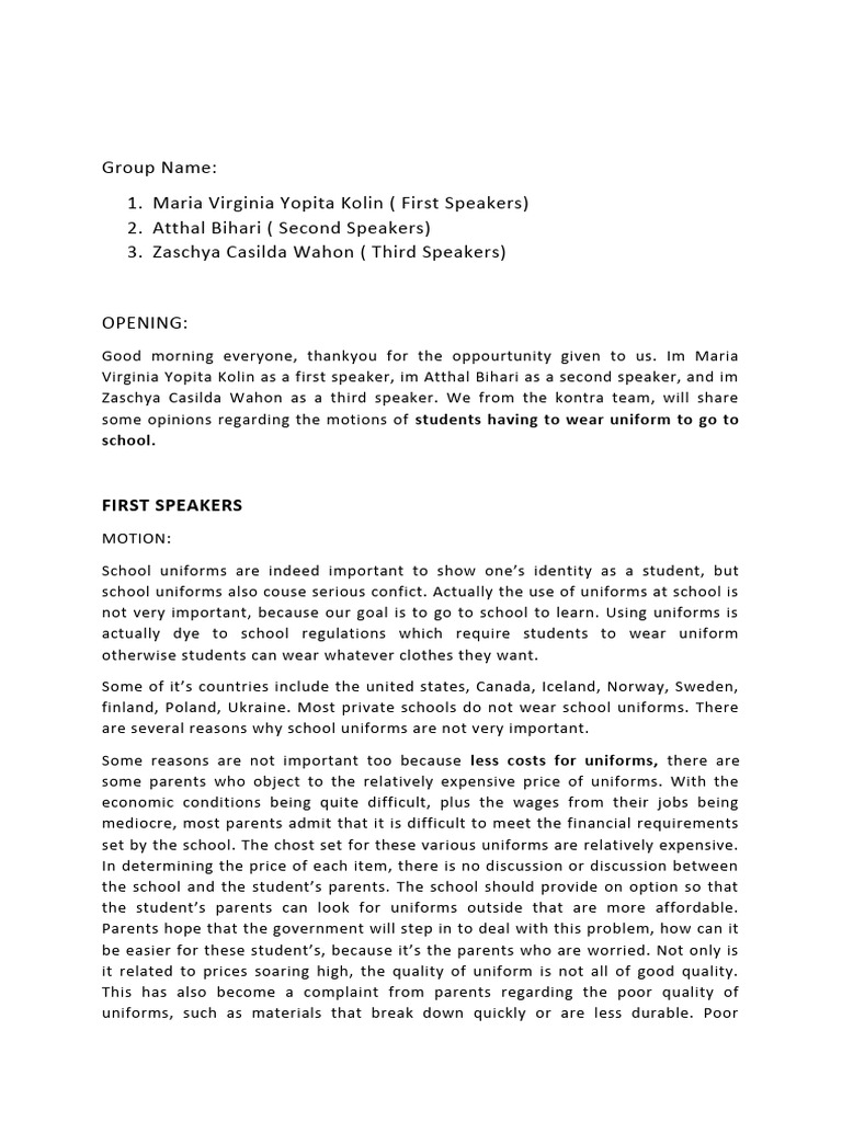 English Debate Text | PDF | Economies