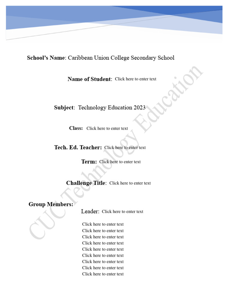 Tech Ed Portfolio 2023 | PDF | Human Communication | Cognition