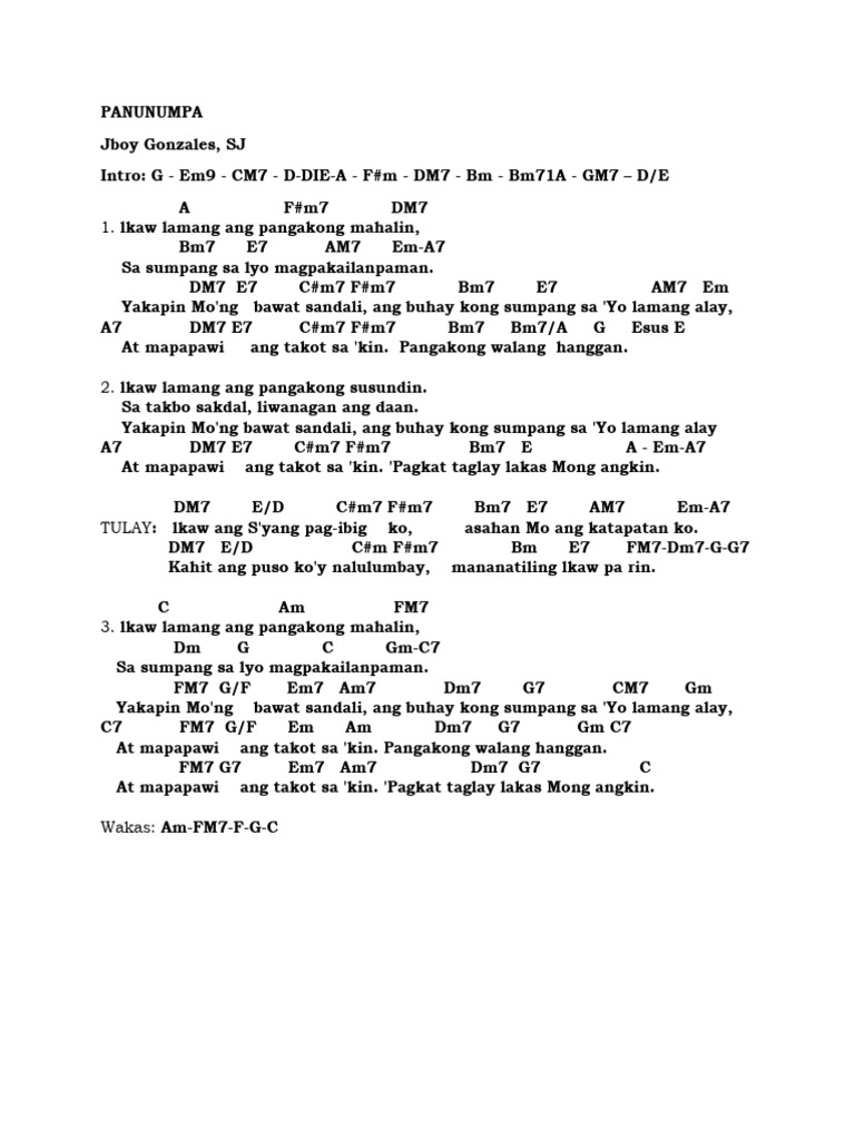 PANUNUMPA | PDF