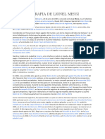 Lionel Messi Actividades | PDF