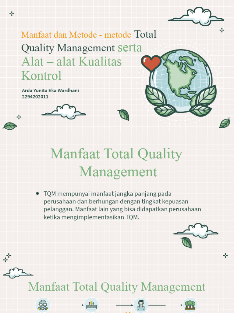 Metode dan Alat Total Quality Management | PDF