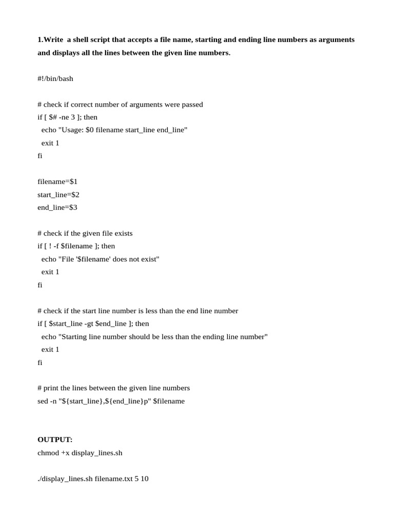 055cs59 Linuxandunix Lab Manual Pdf Filename Concurrent Computing