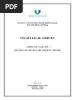 Legal Register Example | PDF | Occupational Safety And Health | Employment