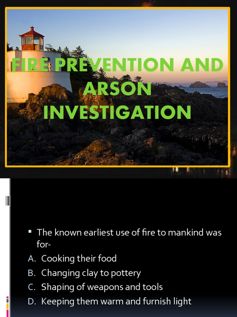 Fire Technology and Arson Investigation | PDF | Combustion | Fires