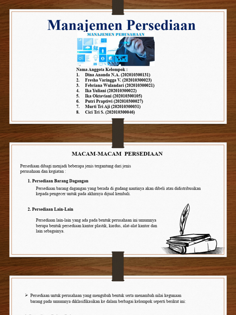 Manajemen Persediaan Kelompok 5 | PDF